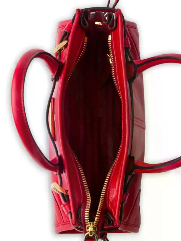 Prada Mini Bonnie Leather Tote Bag