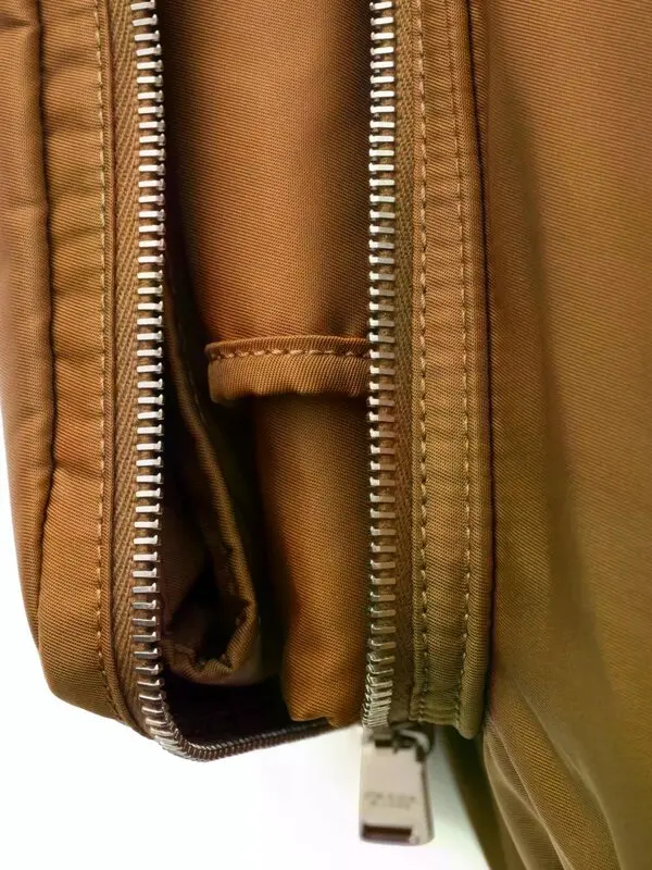 Prada Logo-plaque Tote Bag - Brown