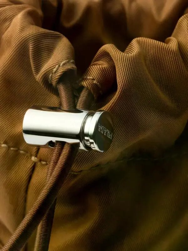 Prada Logo-plaque Tote Bag - Brown