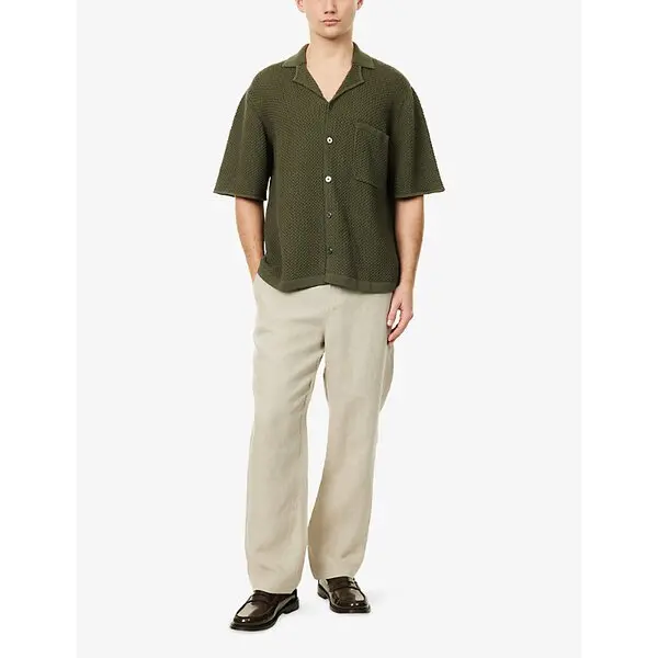 CHE El Junco Textured Cotton-knit Shirt