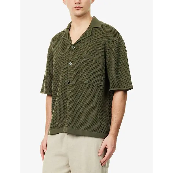 CHE El Junco Textured Cotton-knit Shirt