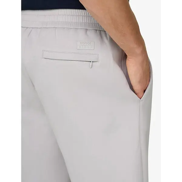 Boggi Milano Elasticated-waist Cotton-blend Bermuda Shorts