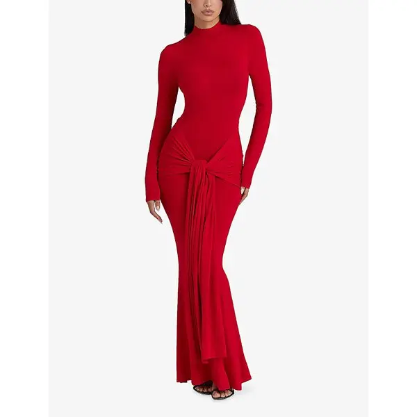 House Of Cb Knitted Maxi Dress