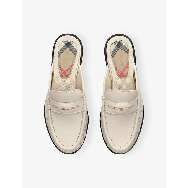 Burberry Cadet Leather Mules