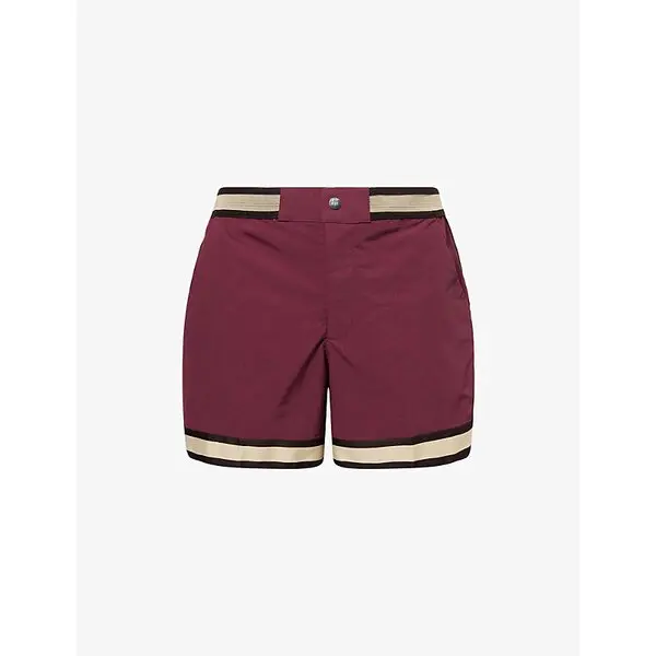 CHE Striped-trims Swim Shorts