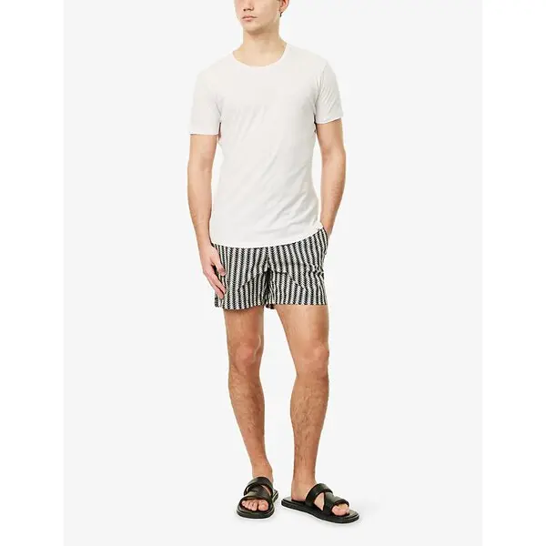 TOM FORD Geometric-print Swim Shorts