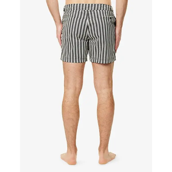 TOM FORD Geometric-print Swim Shorts