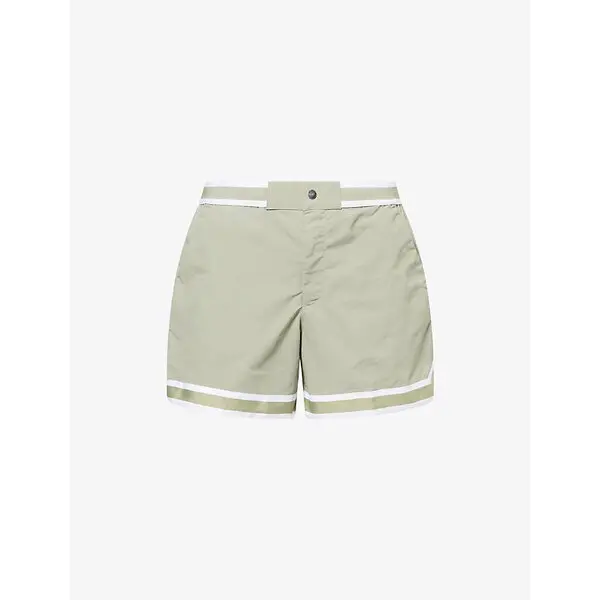 CHE Striped-trim Swim Shorts