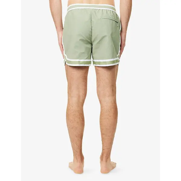 CHE Striped-trim Swim Shorts