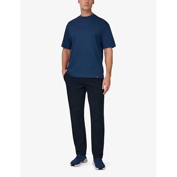 Boggi Milano Scuba Tech-patch Cotton-jersey Trousers