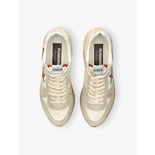 GOLDEN GOOSE Running Sole Leather Trainers