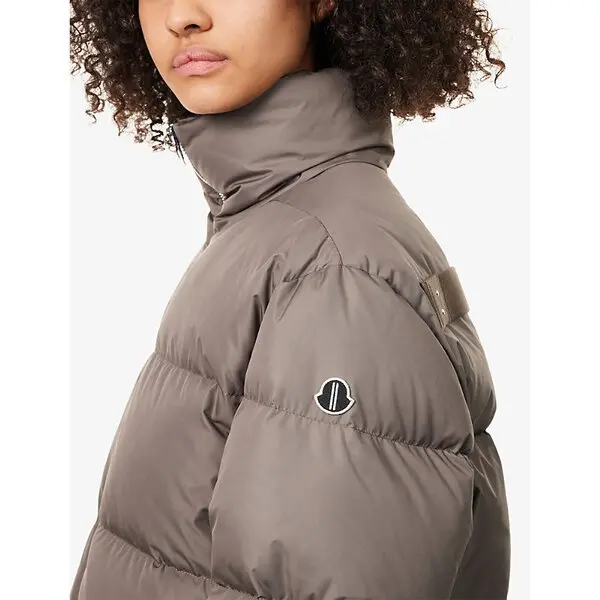 RICK OWENS X MONCLER Cropped Cyclopic Shell-down Jacket