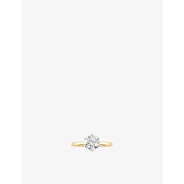 THE DIAMOND LAB 18ct And 2.00ct Lab-grown Diamond Ring - Yellow Gold