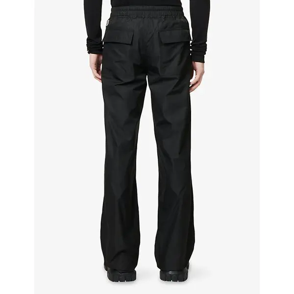 RICK OWENS X MONCLER Moncler X Rick Owens Drawstring Straight-leg Shell Trousers