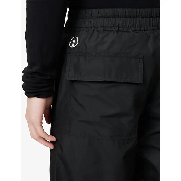 RICK OWENS X MONCLER Moncler X Rick Owens Drawstring Straight-leg Shell Trousers