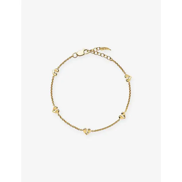MISSOMA Molten Heart Mini Charm Vermeil Bracelet - Gold