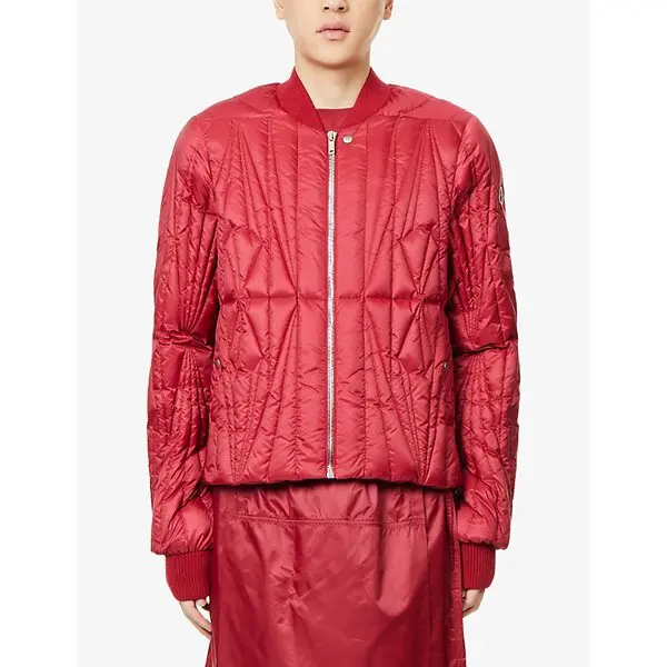 RICK OWENS X MONCLER Moncler X Rick Owens Padded Shell-down Jacket - Carnelian