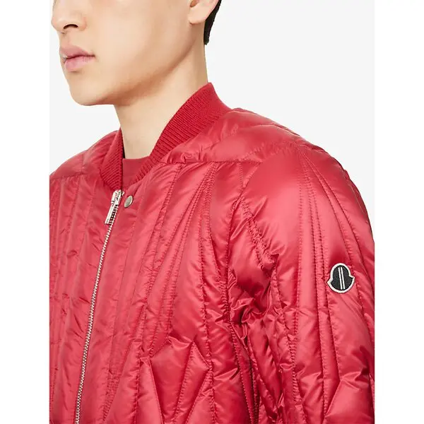 RICK OWENS X MONCLER Moncler X Rick Owens Padded Shell-down Jacket - Carnelian
