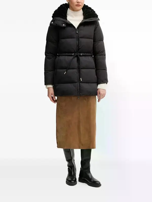 SAVE THE DUCK Faux-fur Trimmed Hooded Puffer Jacket