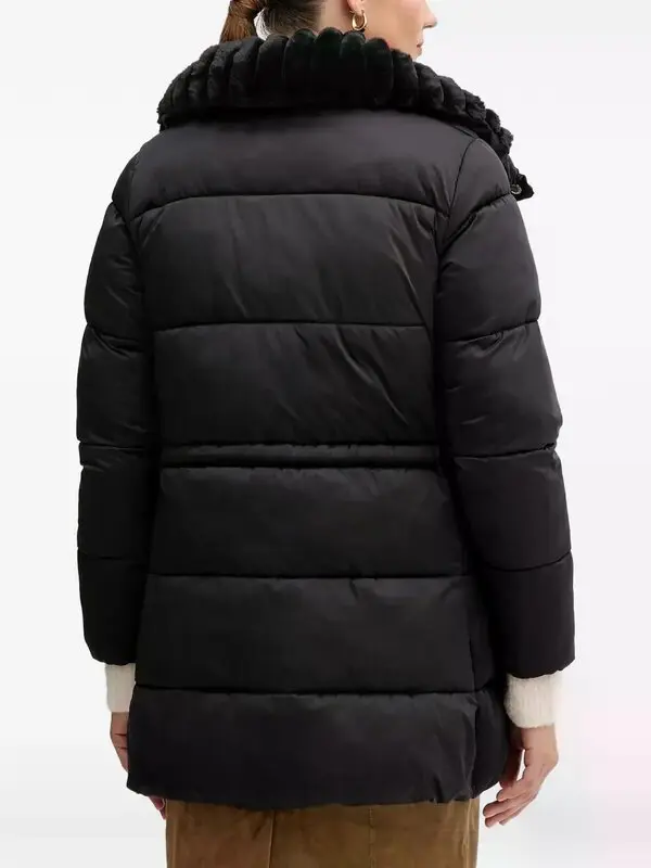 SAVE THE DUCK Faux-fur Trimmed Hooded Puffer Jacket