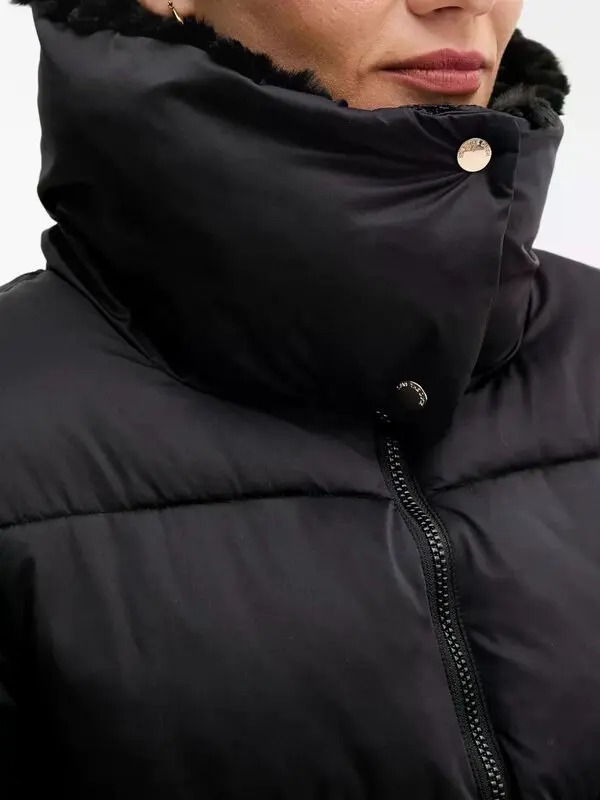 SAVE THE DUCK Faux-fur Trimmed Hooded Puffer Jacket