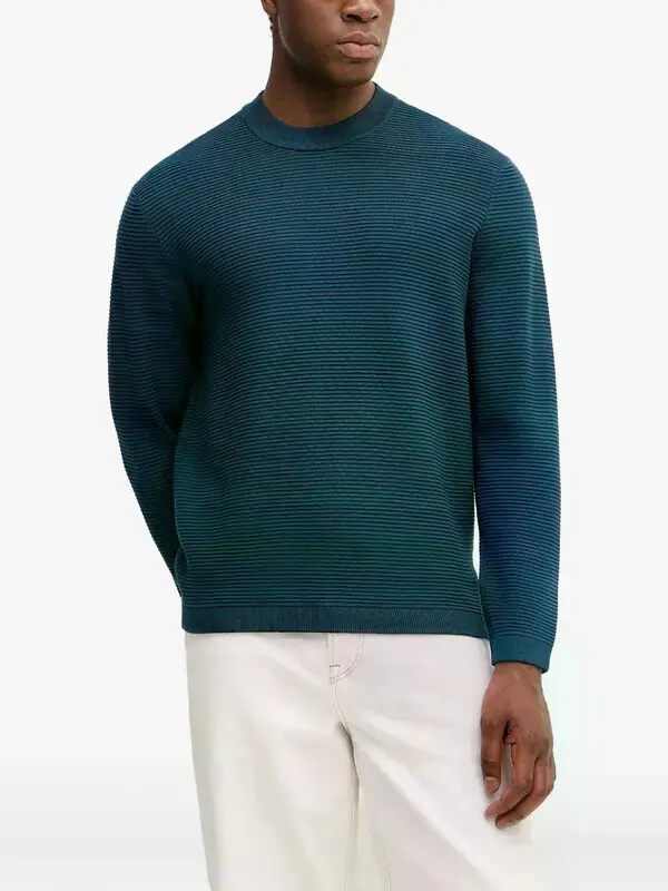 Armani Exchange Ribbed Crew-neck Sweater