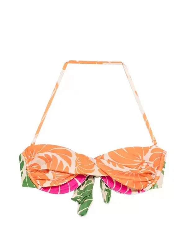 Farm Rio Underwire Floral Bikini Top - Pink