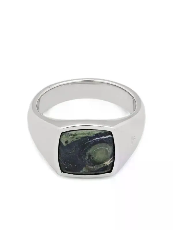 Tom Wood Kay Signet Ring - Black