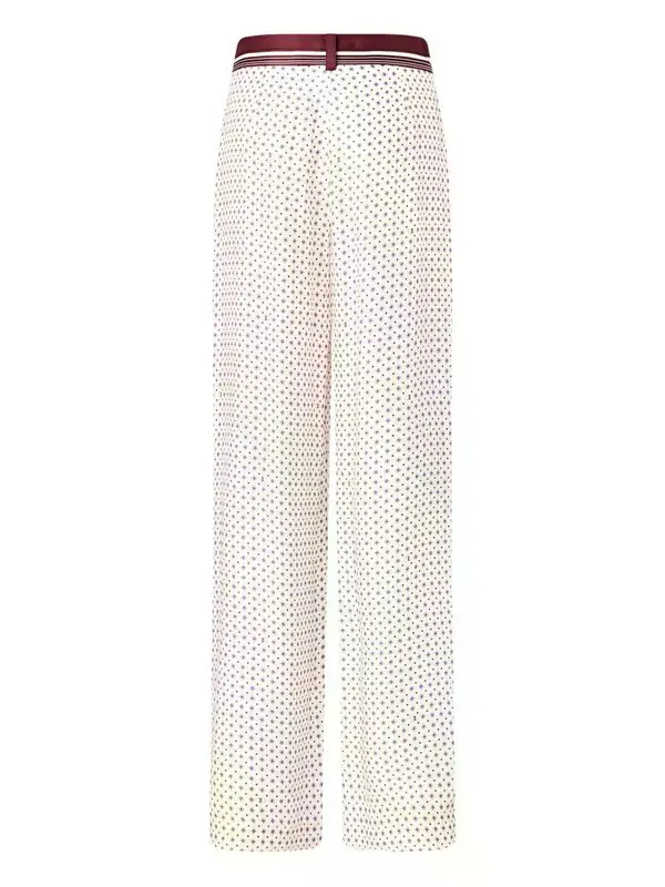Pinko Printed Belted Trousers