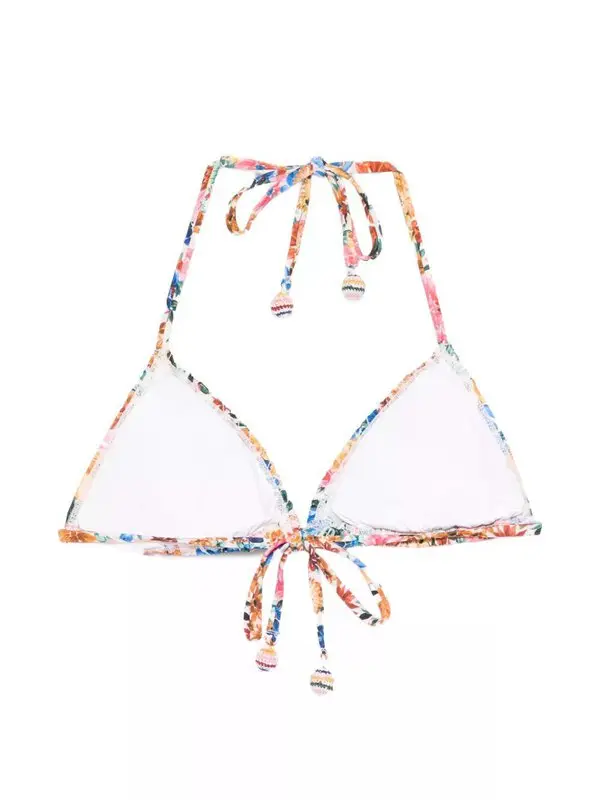 Farm Rio Floral Triangle Bikini Top