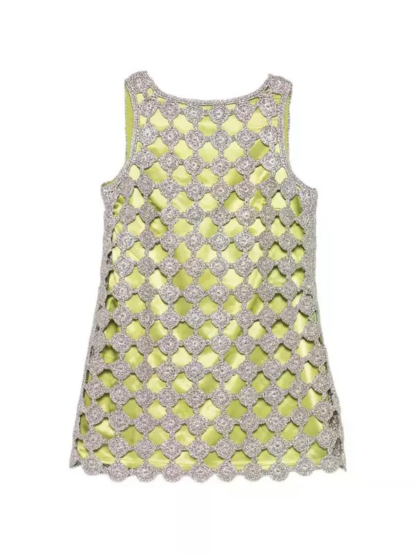 SIMONMILLER Sina Crochet Mini Dress