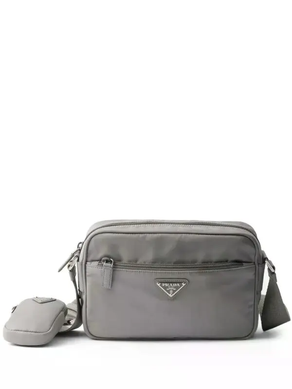Prada Logo-plaque Shoulder Bag