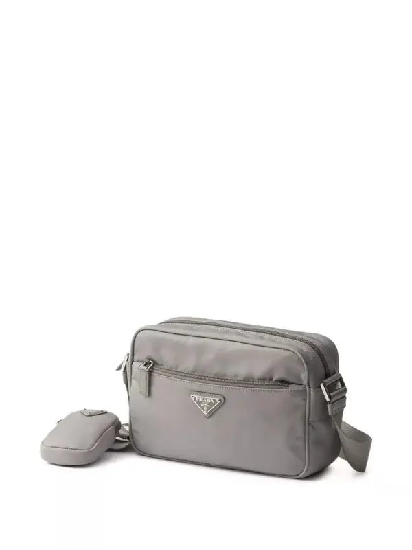 Prada Logo-plaque Shoulder Bag