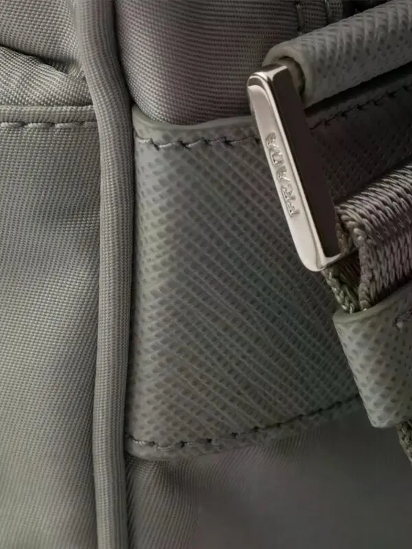 Prada Logo-plaque Shoulder Bag