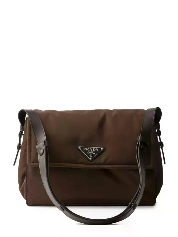 Prada Padded Shoulder Bag - Brown