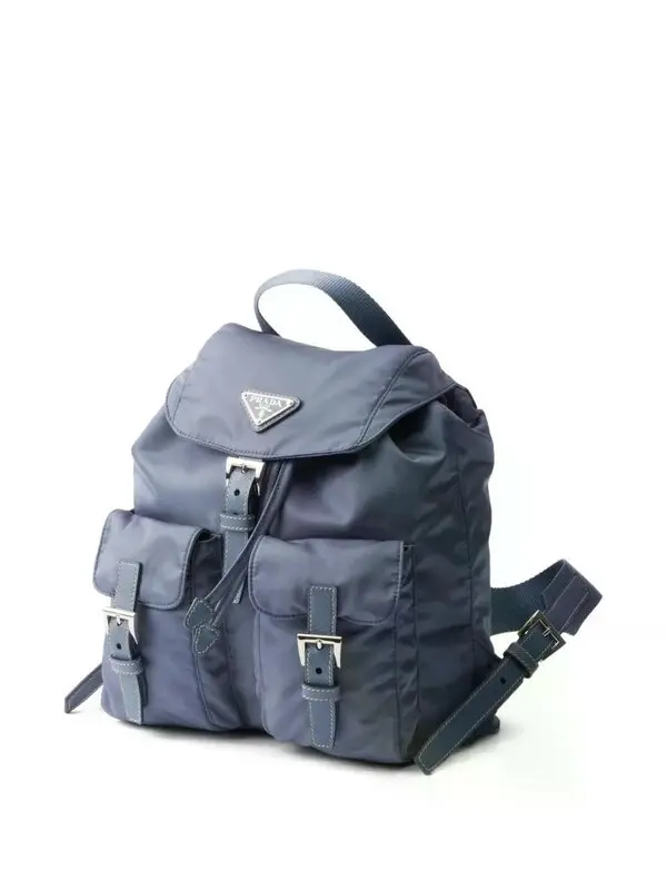 Prada Re-nylon Backpack - Blue