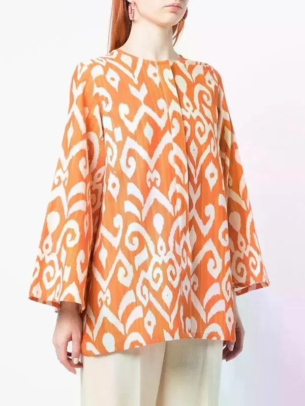 BAMBAH Linden Geometric-print Blouse
