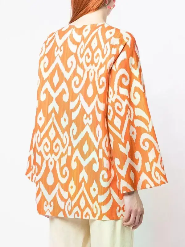 BAMBAH Linden Geometric-print Blouse
