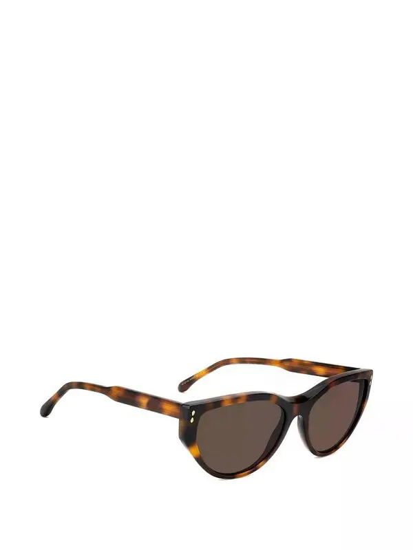 Isabel Marant Studded Cat-eye Sunglasses - Brown