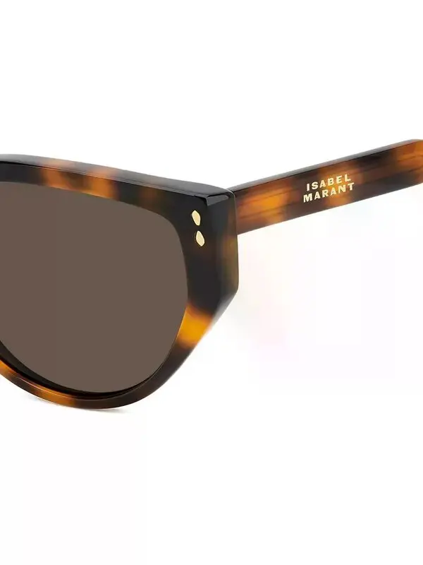 Isabel Marant Studded Cat-eye Sunglasses - Brown