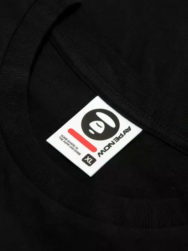 AAPE BY *A BATHING APE Print T-shirt - Black
