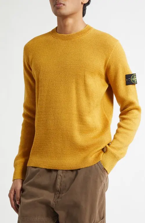 Stone Island Compass Logo Wool-blend Sweater
