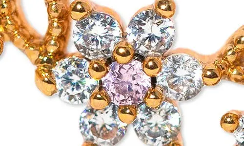 GIRLS CREW Sparkle Flower Single Stud Earring