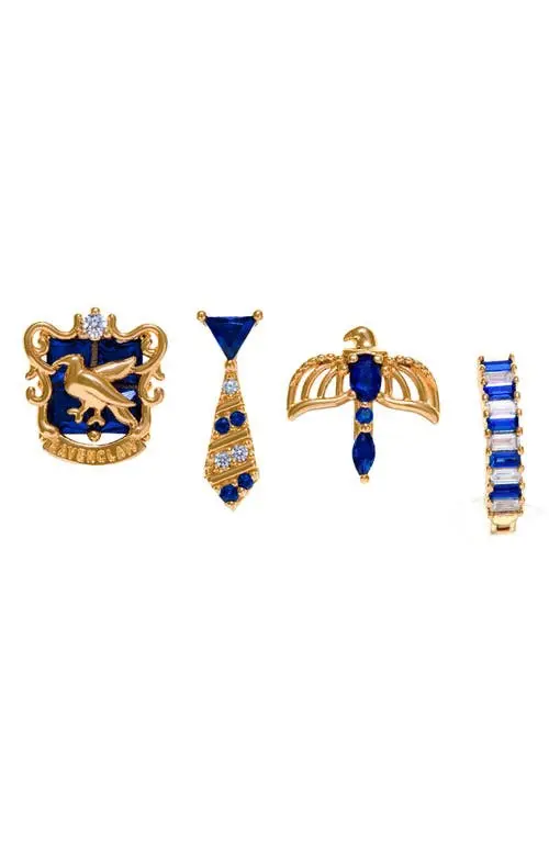 GIRLS CREW X Harry Potter Stud Earrings Set - Gold/ravenclaw