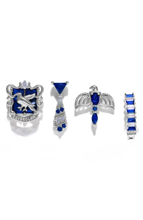GIRLS CREW X Harry Potter Stud Earrings Set - Silver/ravenclaw
