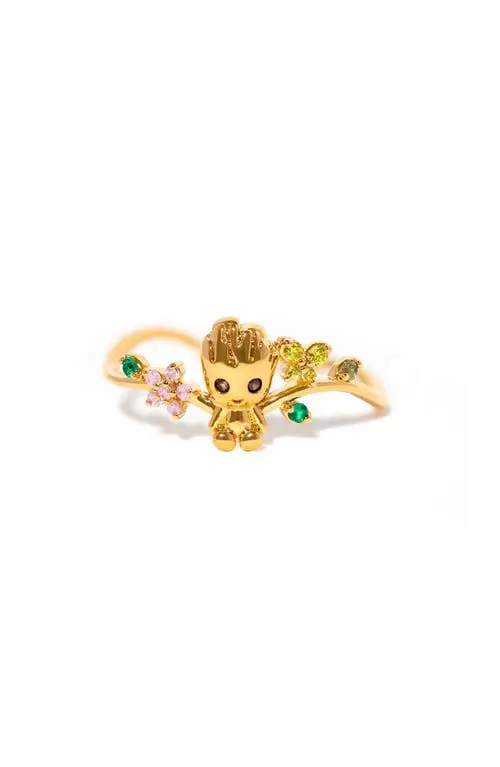 GIRLS CREW Marvel® Guardians Of The Galaxy™ Groot Adjustable Ring - Gold