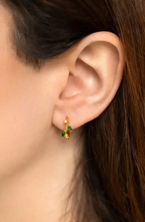 GIRLS CREW Morning Dew Huggie Hoop Earrings