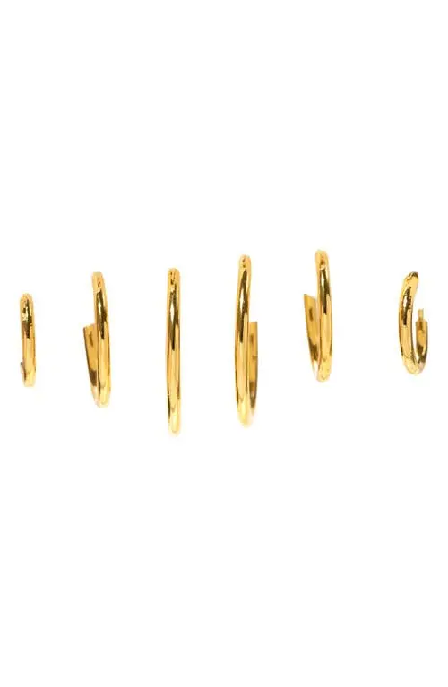 GIRLS CREW Endless Hoops Set Of 3 Hoop Earrings