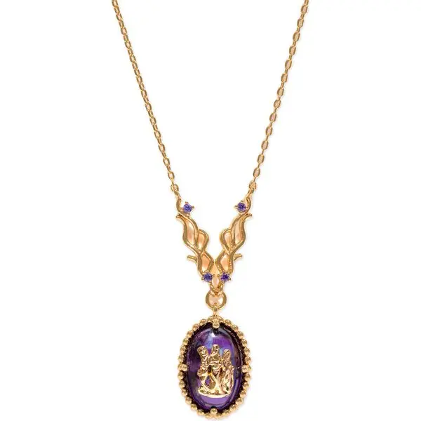 GIRLS CREW Marvel Studios Agatha Pendant Necklace - Gold