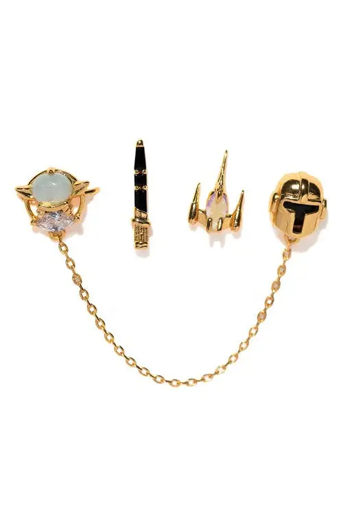 GIRLS CREW Star Wars Mismatched Earrings Set Of 3 - Gold